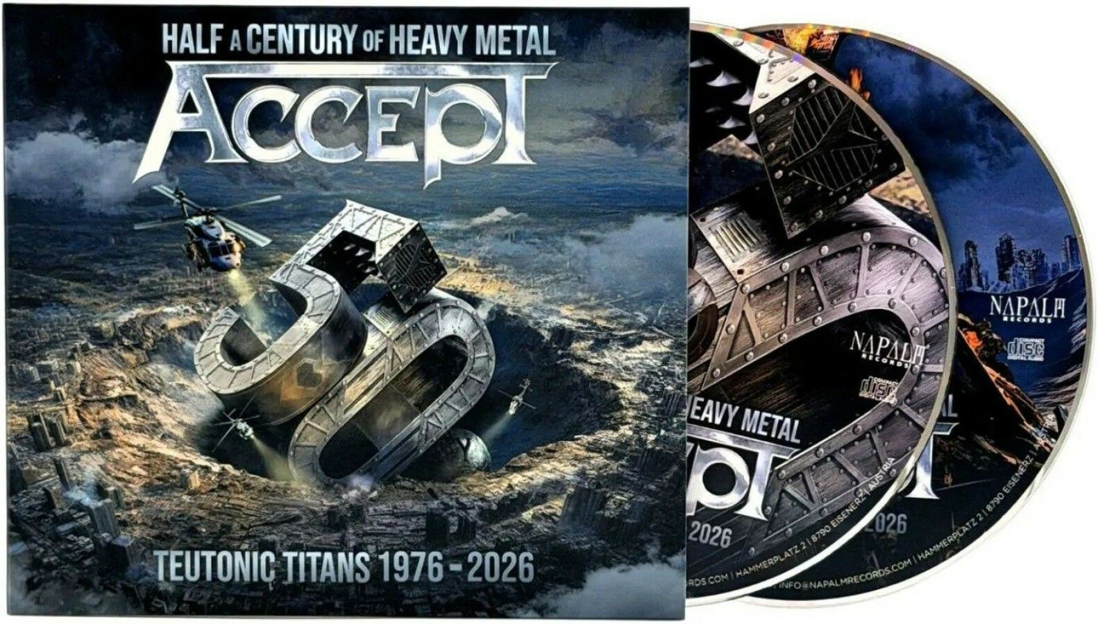 Accept – Teutonic Titans 1976-2026 [DigiPak] (RU) (2 CD)