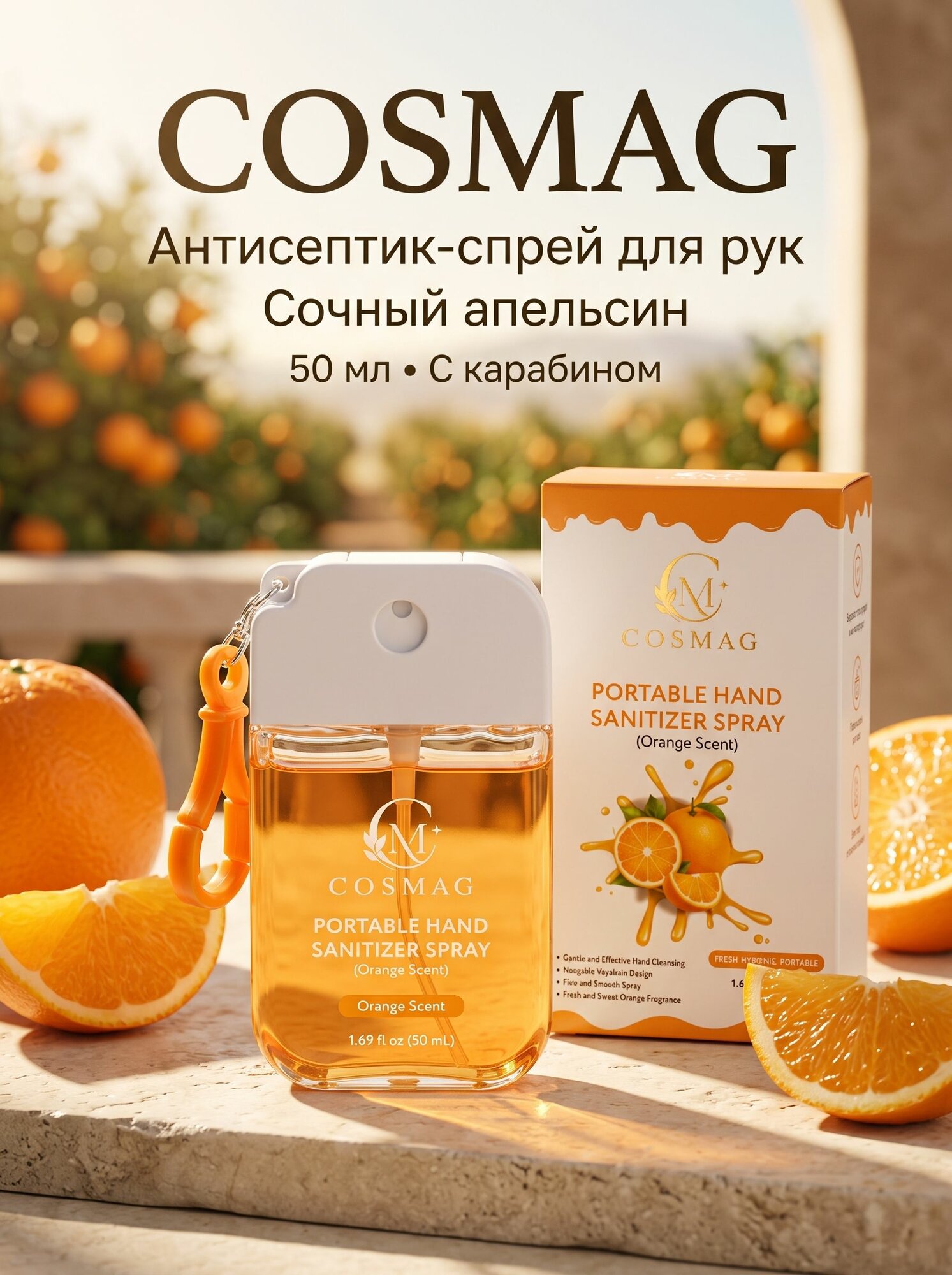 Антисептик санитайзер спрей для рук