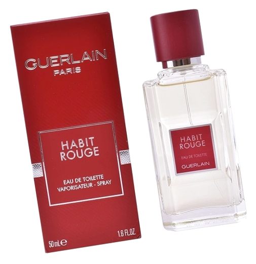 Guerlain Habit Rouge Edt мужской парфюм 50 мл - Герлен Хабит Руж туалетная вода