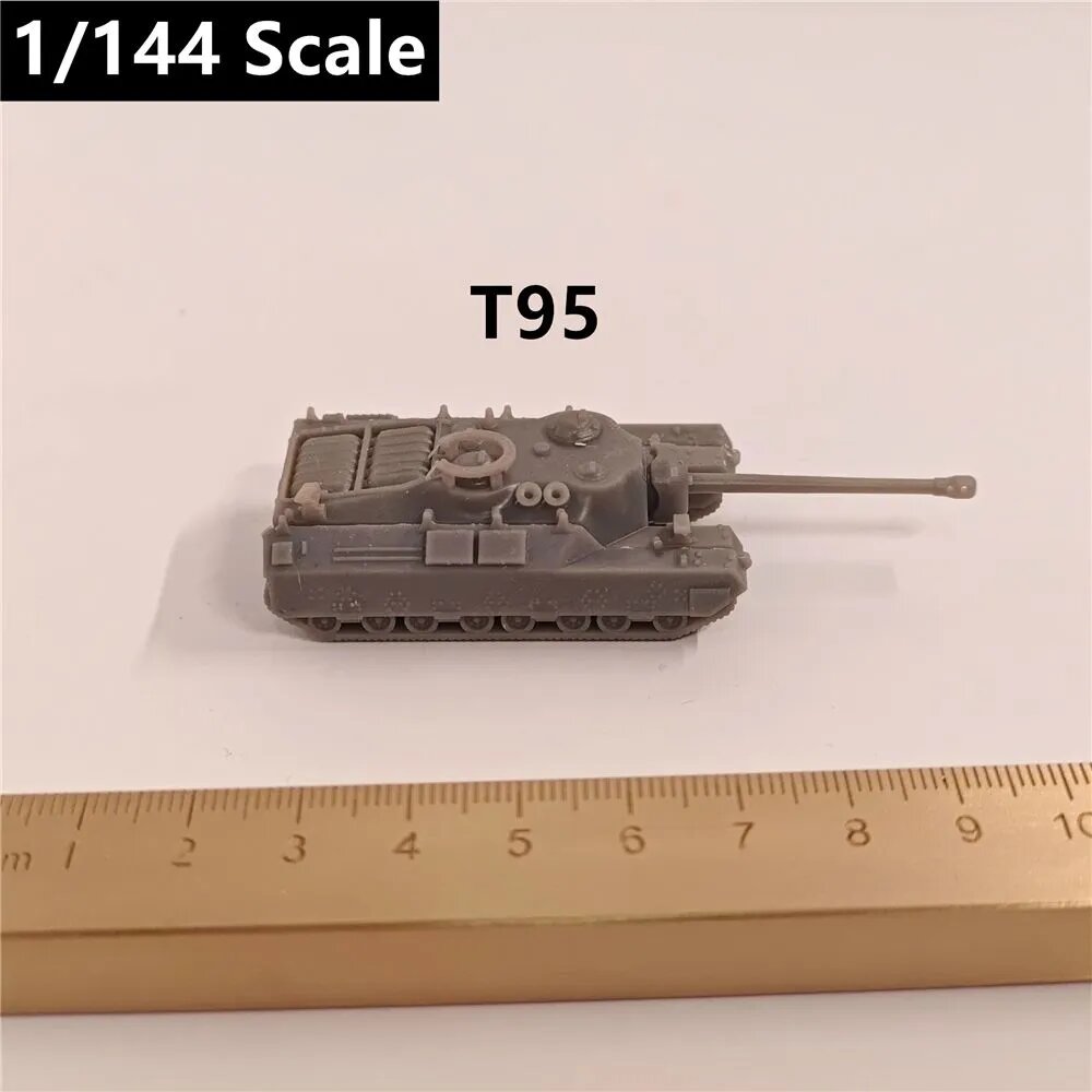 Миниатюрная модель танка в масштабе 1:144, напечатанная на 3D-принтере, из смолы, основные боевые танки армии США Второй мировой войны M4A1/M3/M26/M4A3/M1128