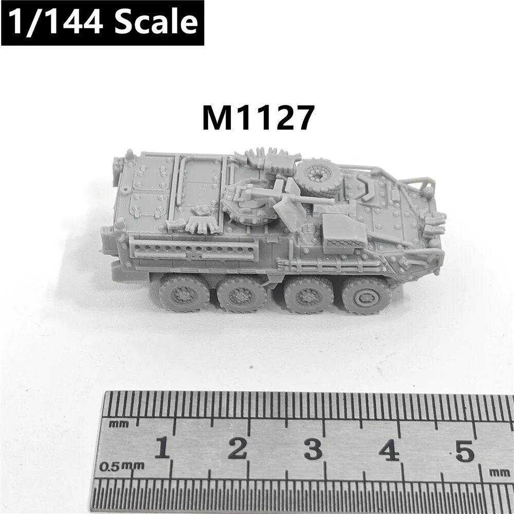Миниатюрная модель танка в масштабе 1:144, напечатанная на 3D-принтере, из смолы, основные боевые танки армии США Второй мировой войны M4A1/M3/M26/M4A3/M1128