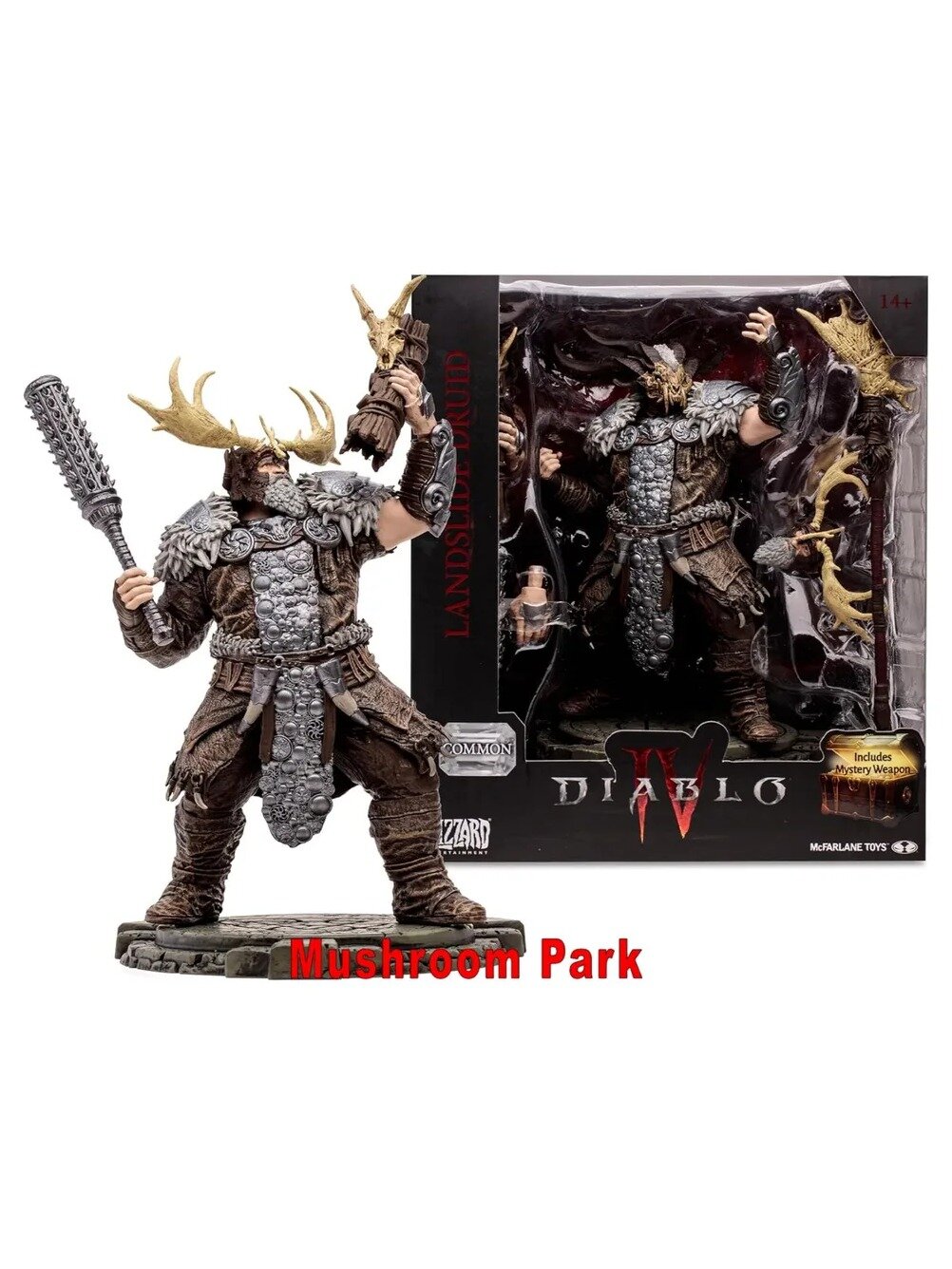 Игрушки McFarlane Toys - Diablo IV Landslide Druid (Common) 1:12 Scale Posed Figure