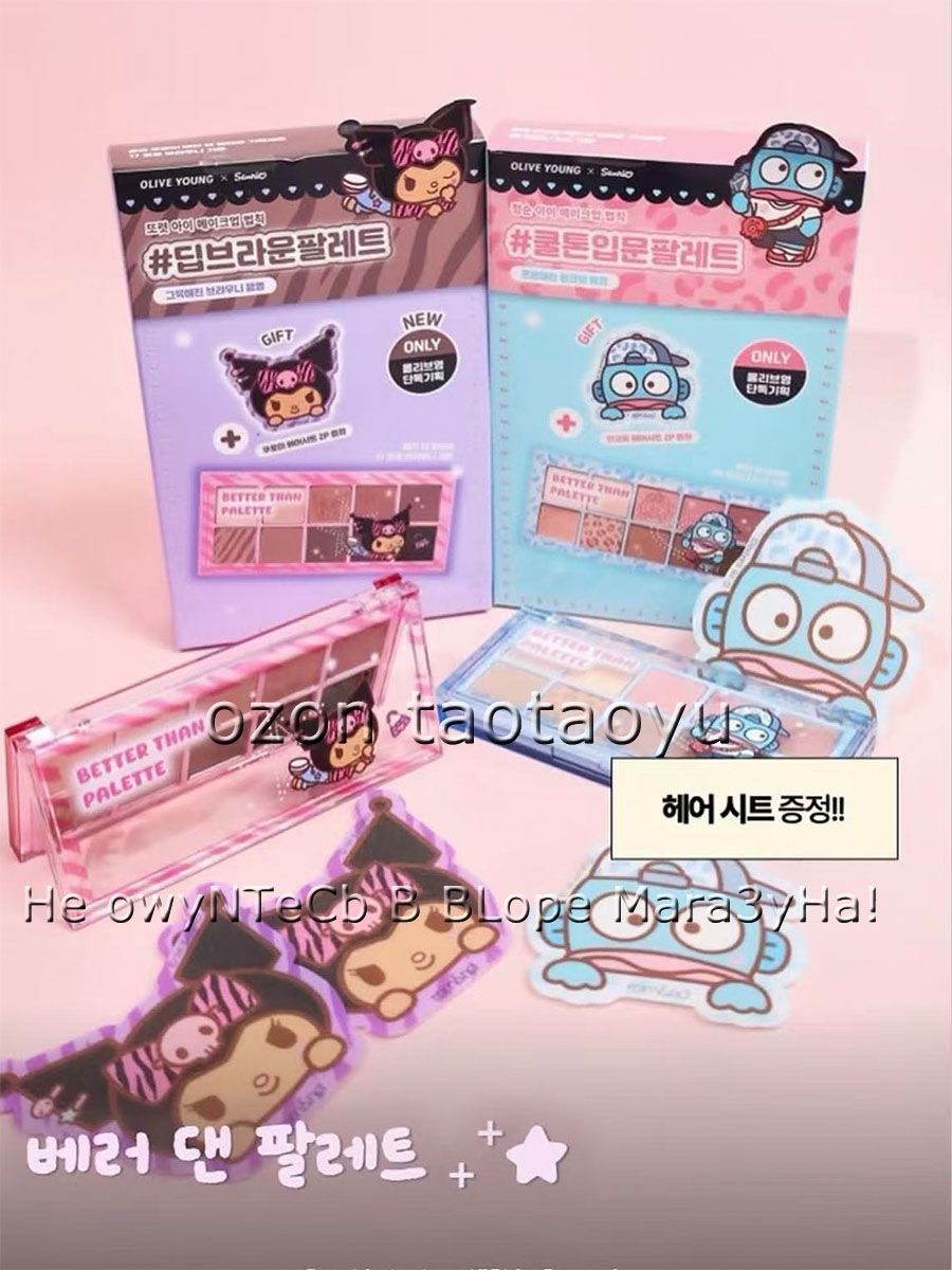 Совместная коллекция Romand и Sanrio: новая палетка теней для век с разноцветными оттенками