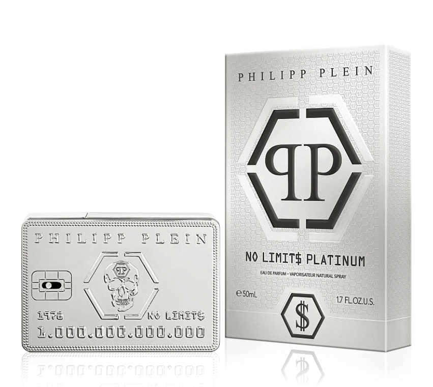 Мужской парфюм Ноу Лимитс Платинум 50 мл / Philipp Plein No Limits Platinum