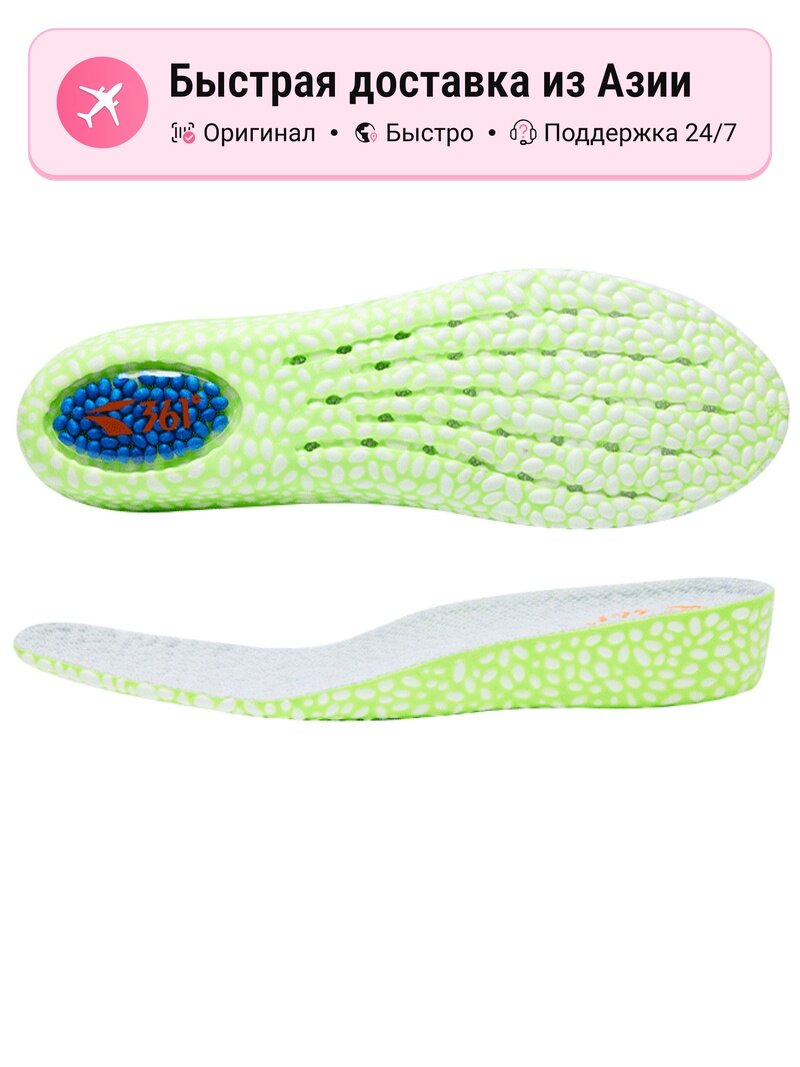 Стельки унисекс 361° ETPU+, multicolor, 45-46 EU