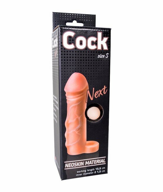Насадка на пенис с кольцом на мошонку COCK NEXT (размер S), LOVETOY