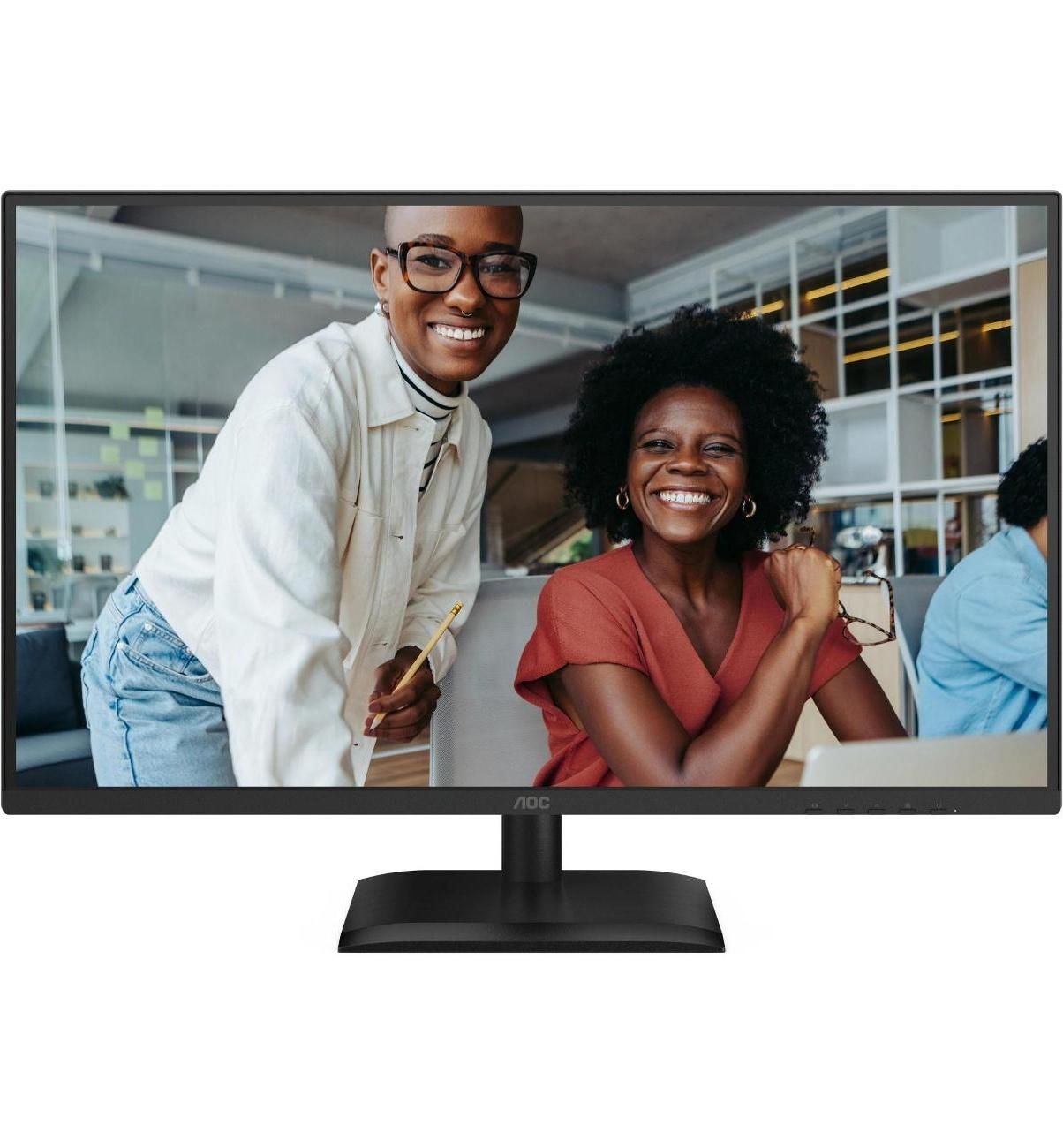 Монитор AOC 27" Q27E4U черный IPS LED 16:9 HDMI M/M матовая HAS Piv 350cd 178гр/178гр 2560x1440 120Hz DP Quad HD 2K (1440p) USB 5.55кг — фото 1