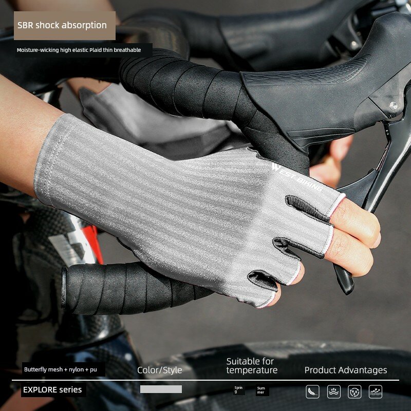 Перчатки West Biking 0211247-Blue для взрослых и детей