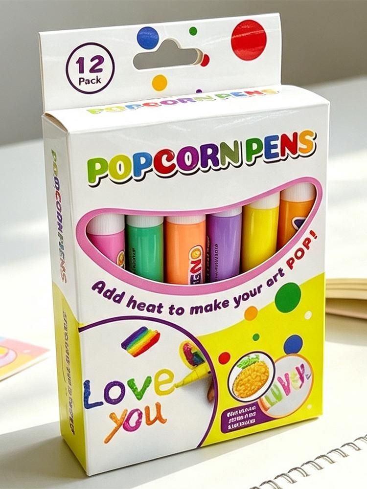 Маркеры Puff Paint, Маркеры Puff Paint для ткани , Обучающая игра