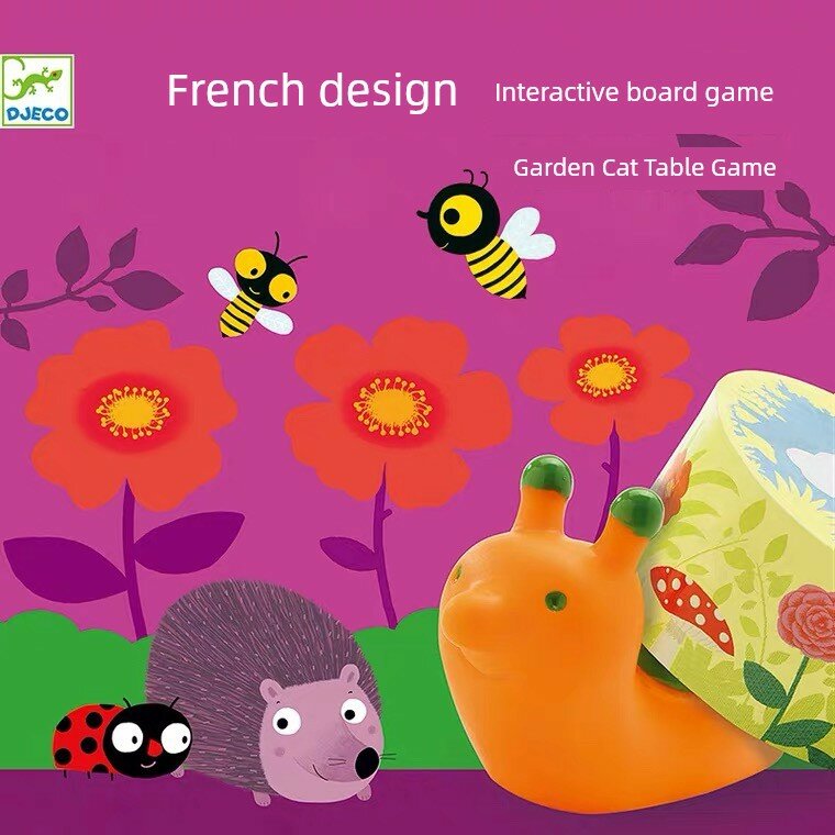 DJECO Игра «Скрыться в саду» для детей 2.5-5 лет, развивающая память и когнитивные навыки
