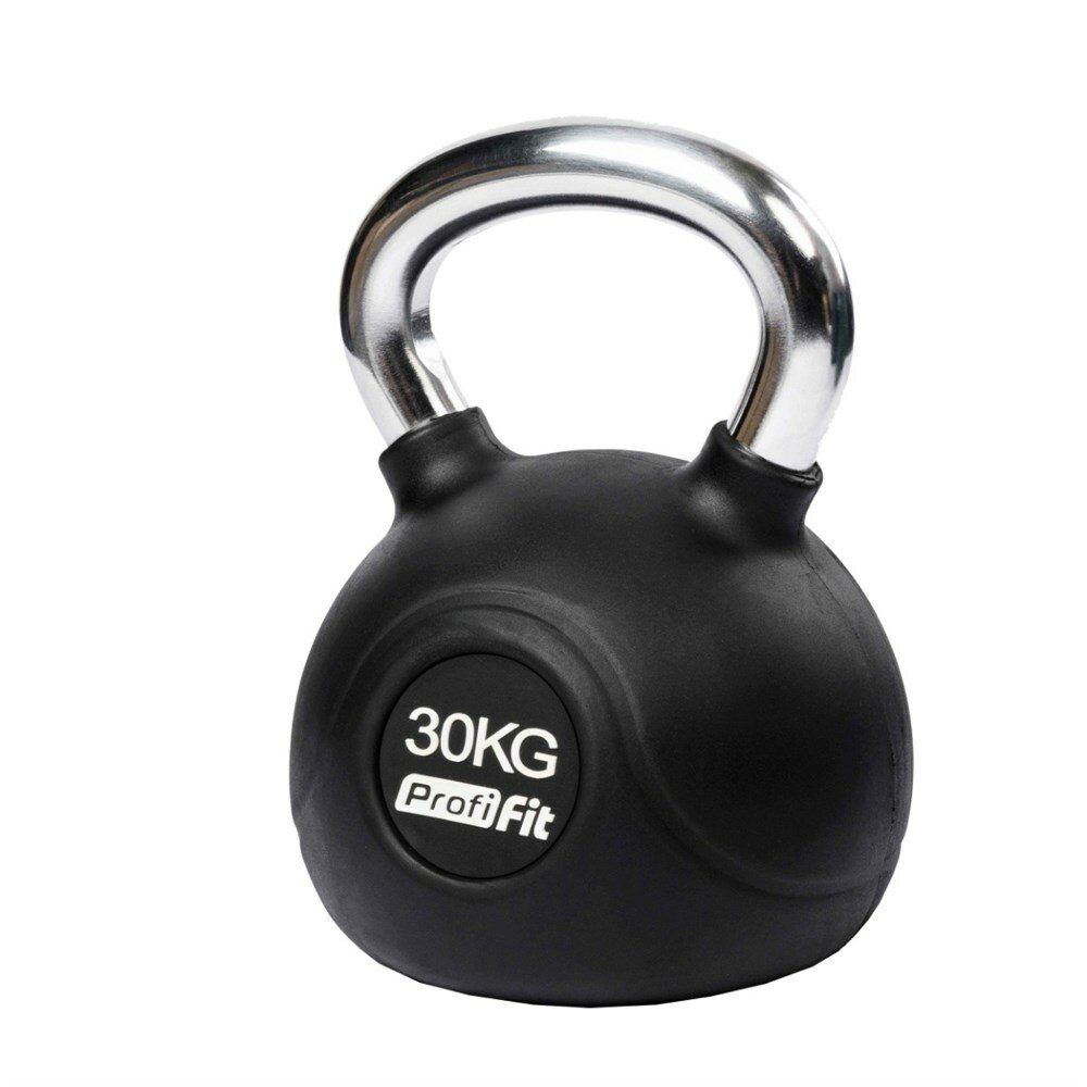 PROFI-FIT Гиря обрезиненная с хромированной ручкой PROFI-FIT 30 кг