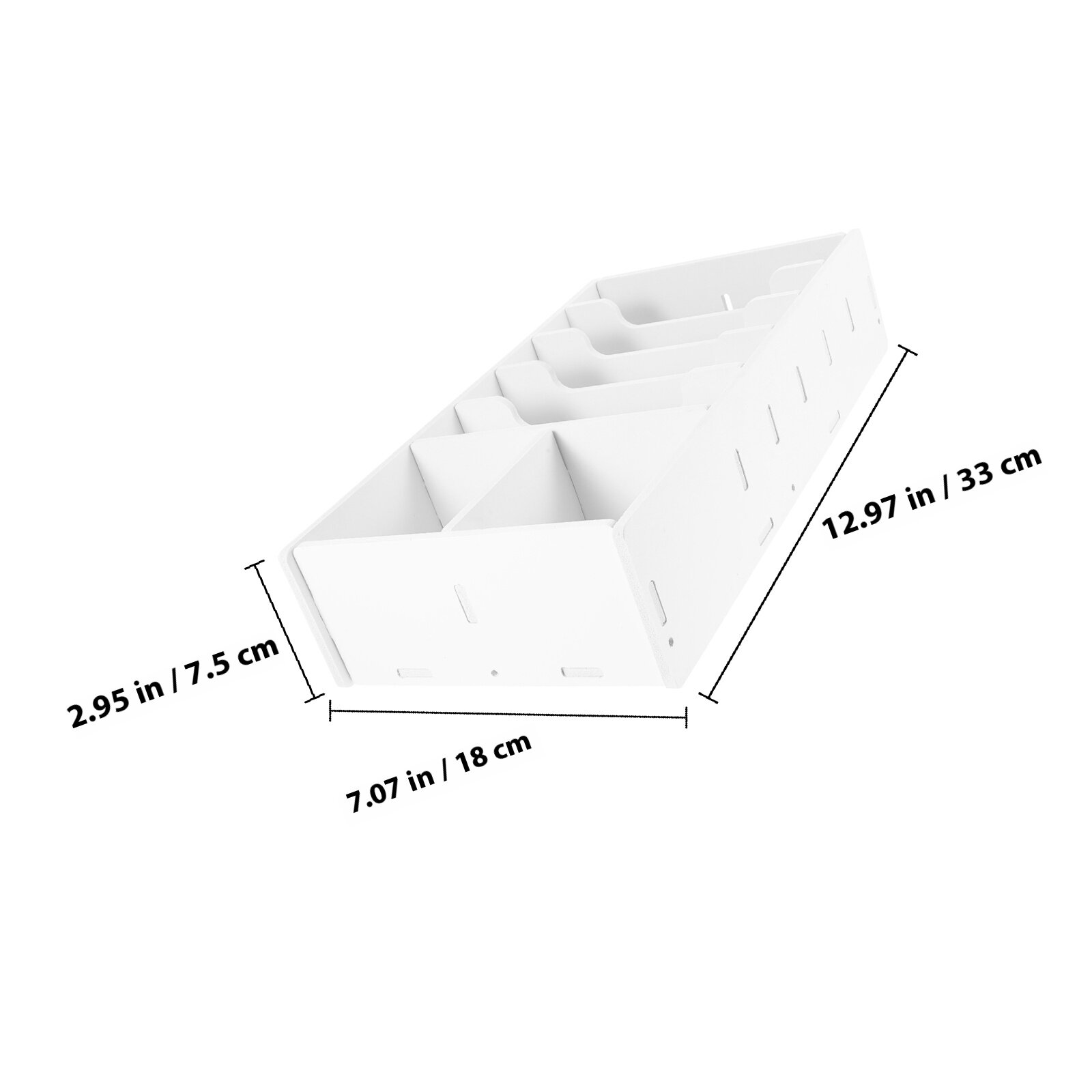 Органайзер Для Денег С Разделителями Белый Размер 33.00X18.00X7.50Cm