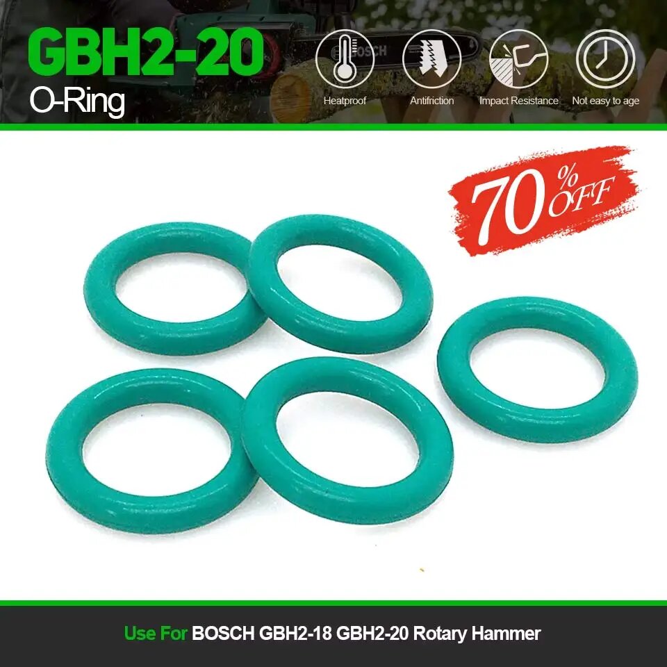 5 шт. Уплотнительное кольцо поршня для BOSCH GBH2-18 GBH 2-18 2-20 GBH2-20
