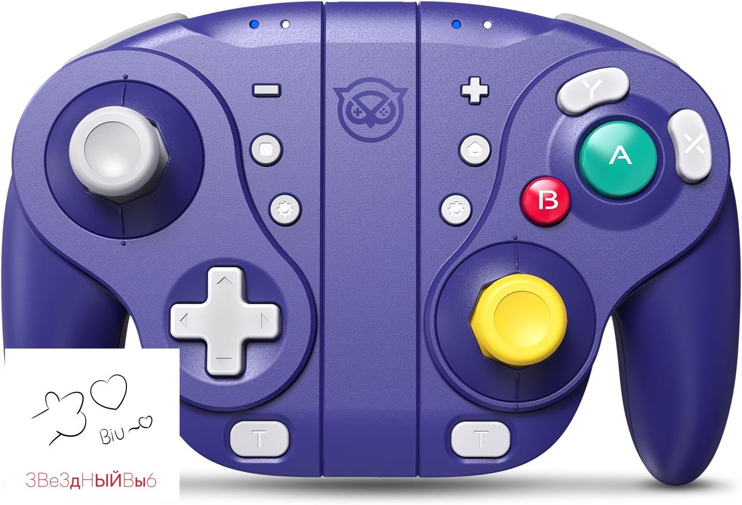 Контроллер NYXI Wizard Gamecube Switch для Switch 2/Switch, беспроводной контроллер Switch Pro с джойстиком на эффекте Холла и программируемыми механическими триггерами.