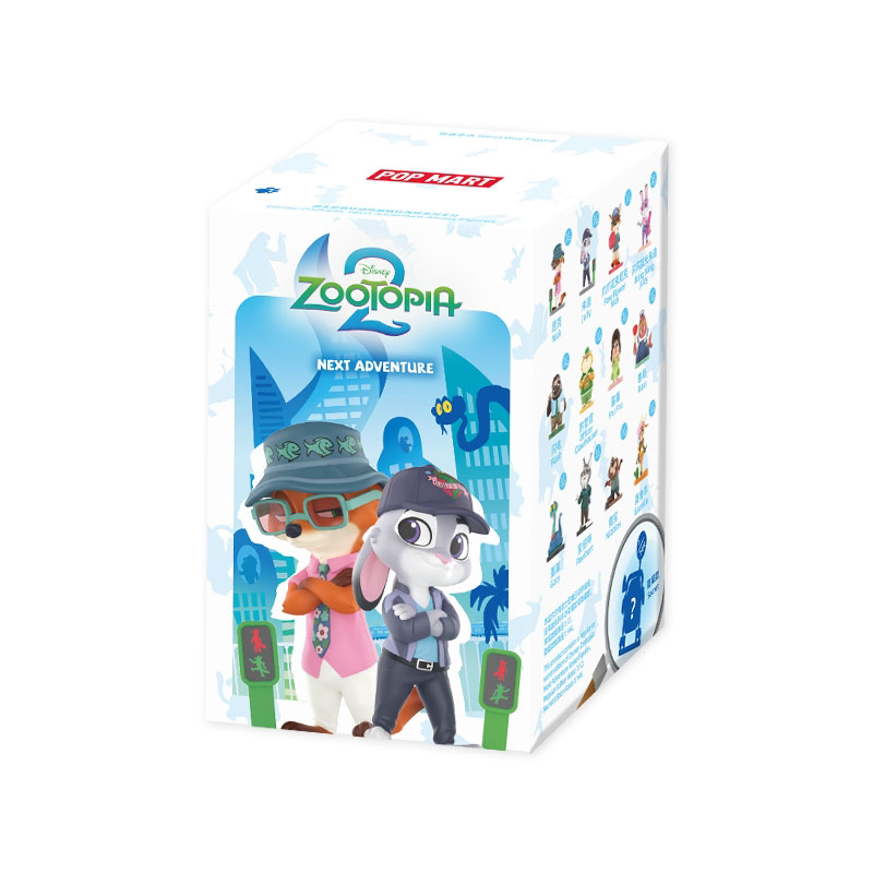 POPMART Disney Зверополис 2 Zootopia Plus Серия Фигурки Блайнд Бокс - 1 Случайная Запечатанная Блайнд Бокс