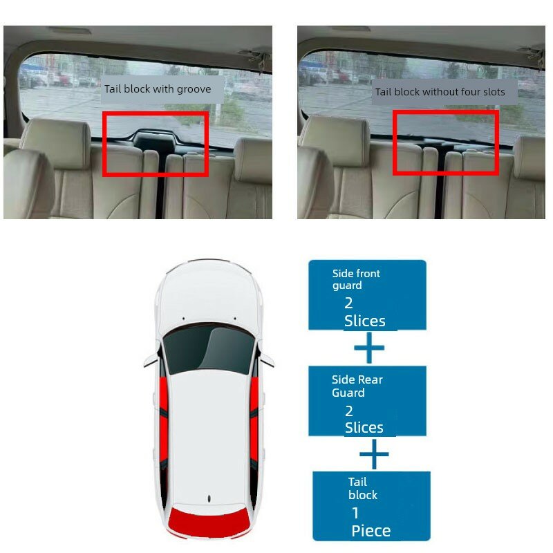 Магнитная солнцезащитная шторка для Toyota Alphard/Vellfire 40 Series (2024-2025) с правым рулевым управлением - 4 шт.