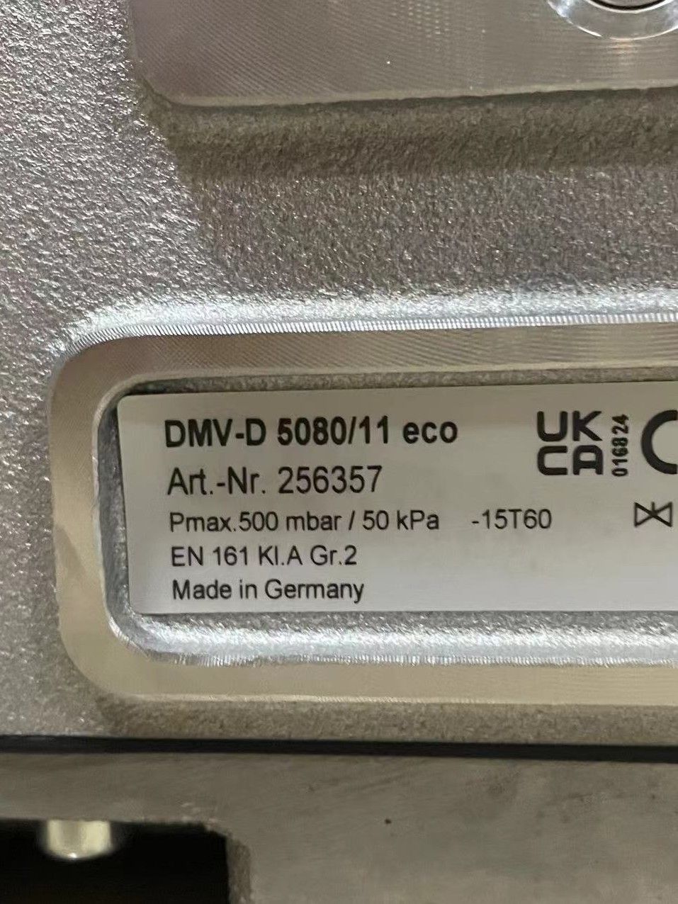 Двойной электромагнитный клапан DUNGS DMV-D508011 для газовых рамп промышленных горелок