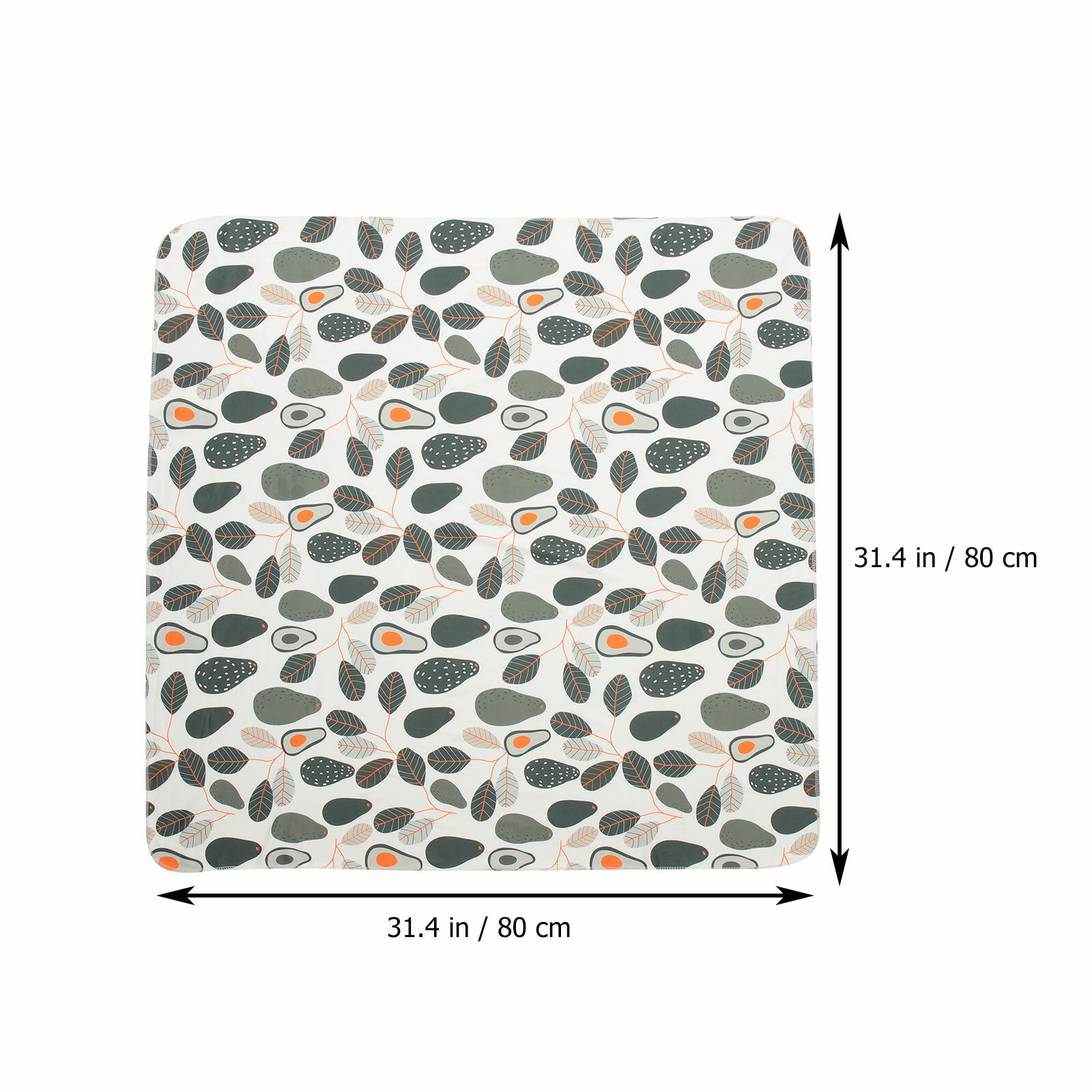 Набор Из 1 Штуки Плед Для Новорожденных Oliv Green 80x80x0 4 Cm