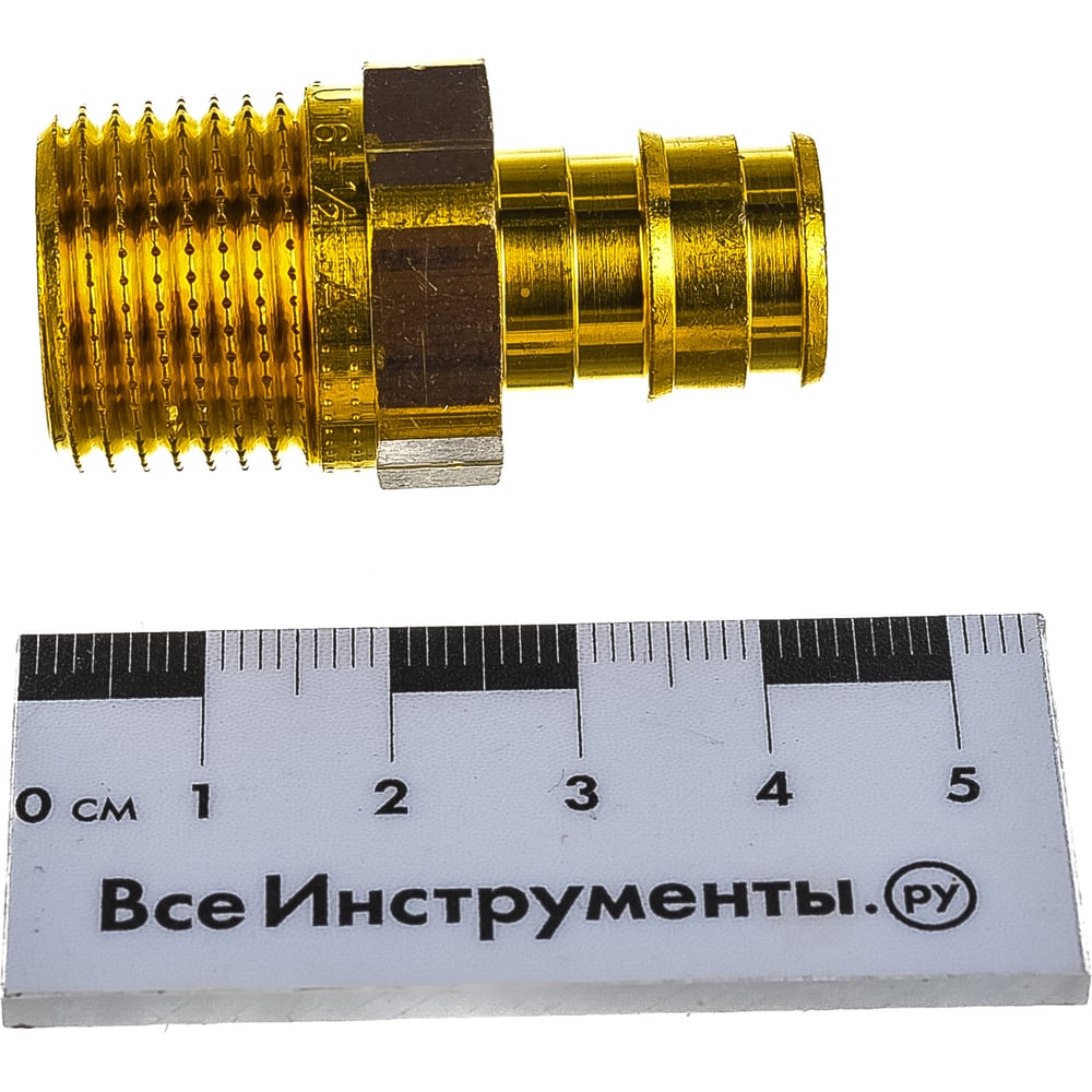 Штуцер с наружной резьбой UPONOR Q&E 16-R1/2"НР '100Ф UP 1023003 — фото 1