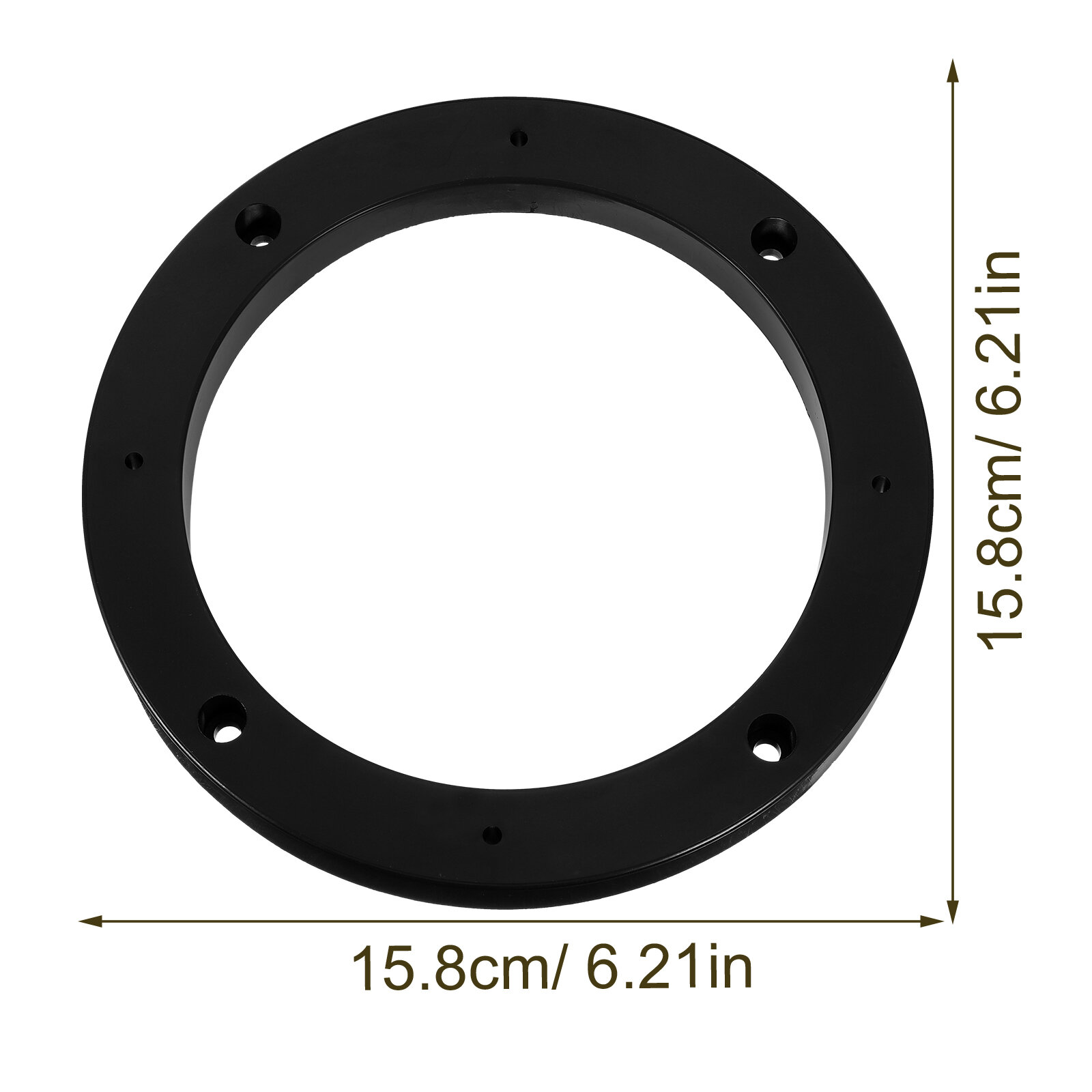 Пара Авто Динамик Подложка Для Авто Акустики 5 Дюймов Размер 15.8X15.8X1.4Cm