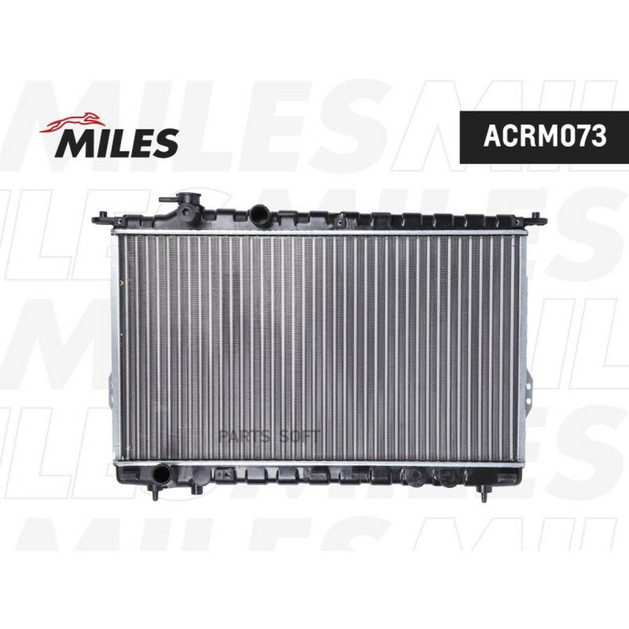 Радиатор HYUNDAI Sonata (EF) (98-05)/KIA Magentis (01-05)2.0/2.4/2.5 V6/2.7 V6 MT от официального дистрибьютора, MILES, артикул ACRM073