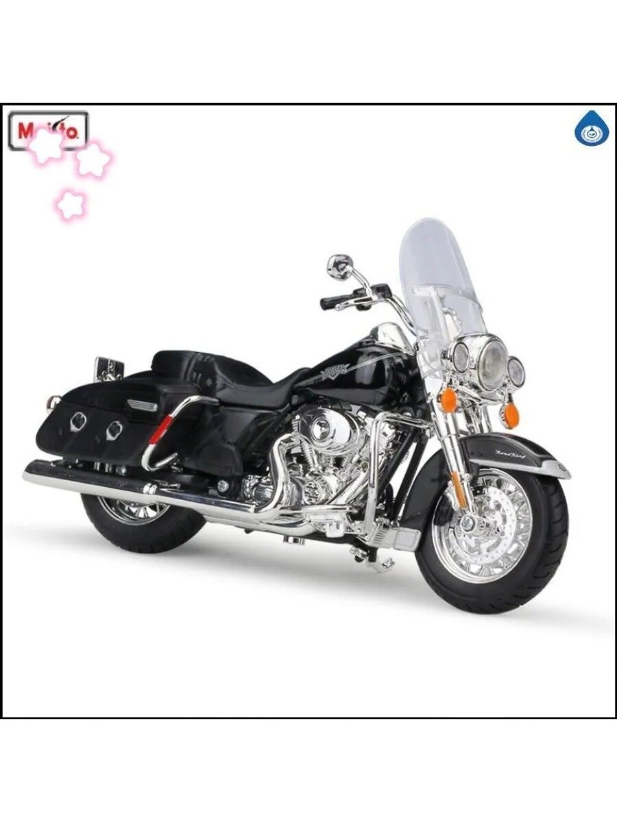 Мотоцикл Harley-Davidson FLHRC Road King Classic 2013, масштаб 1:12, коллекционная модель