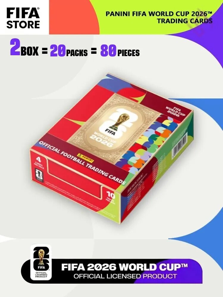 Оригинальные футбольные карточки Panini и Kayou к чемпионату мира по футболу фифа 2026, официальные коллекционные карточки серии Бесконечная Коллекция, памятные сувениры для футбольных болельщиков