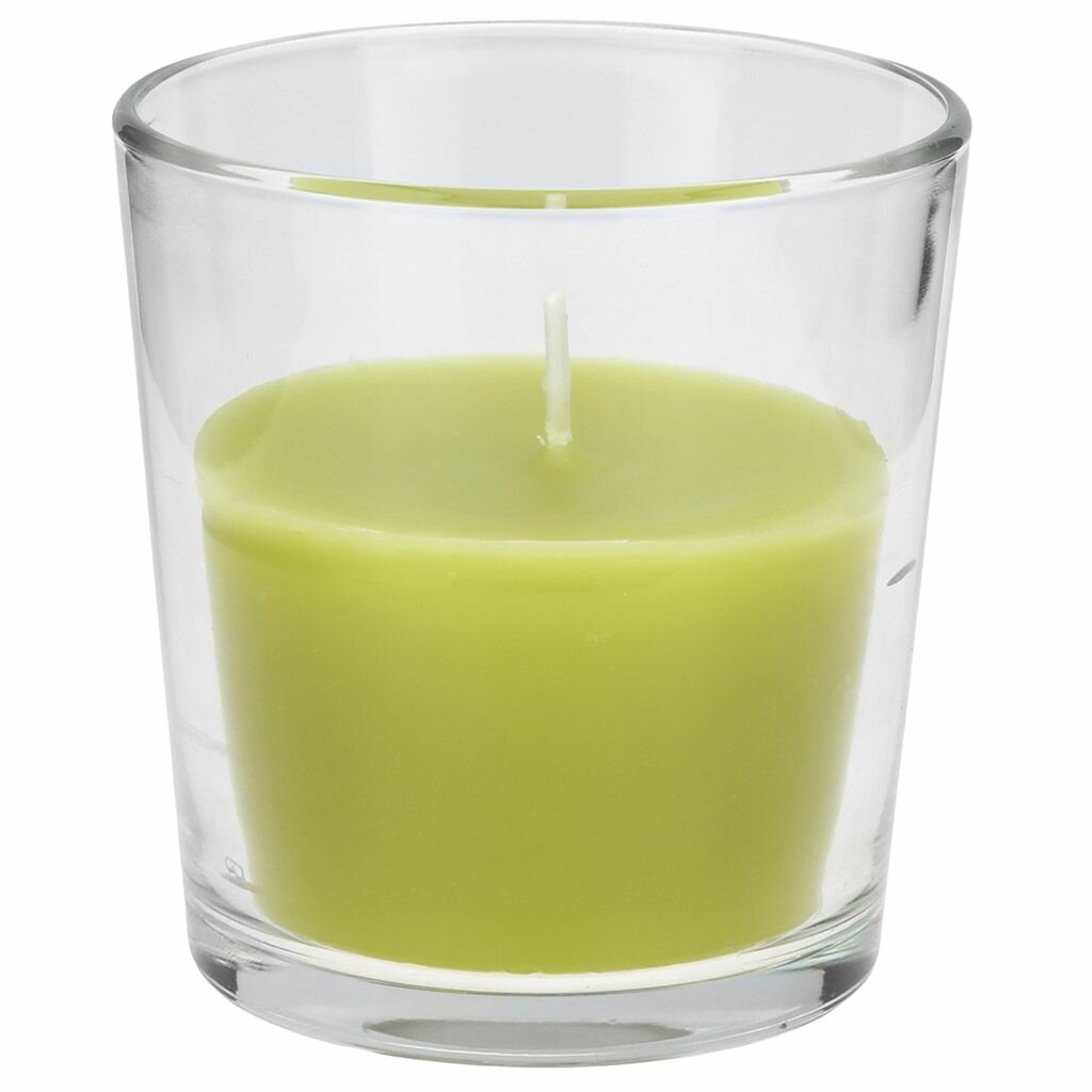 Свеча ароматизированная в стекл. стакане LemonGrass