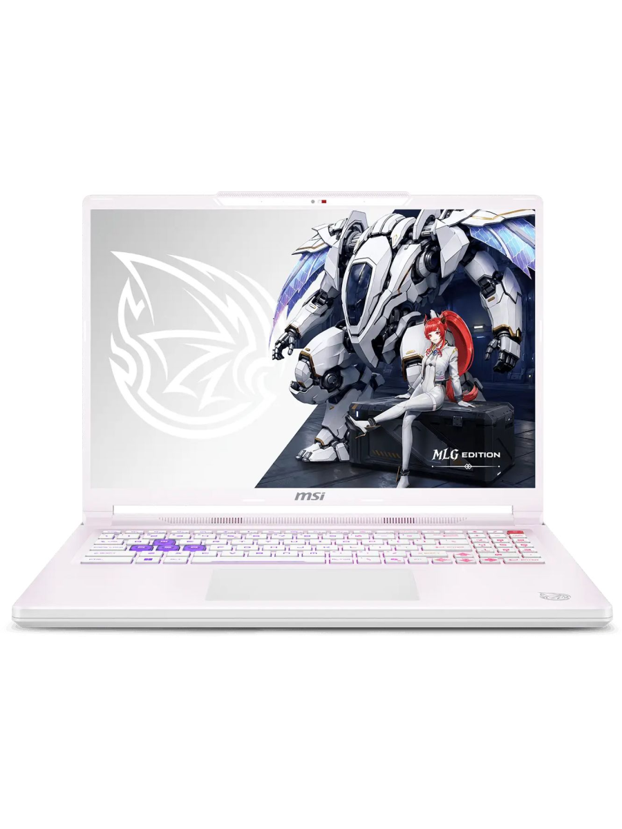 Ноутбук MSI 16" Crosshair A16 HX MLG Edition E8WFK-090XRUY Ryzen 9 8940HX/16Gb/SSD1Tb/8Gb/DOS/белый