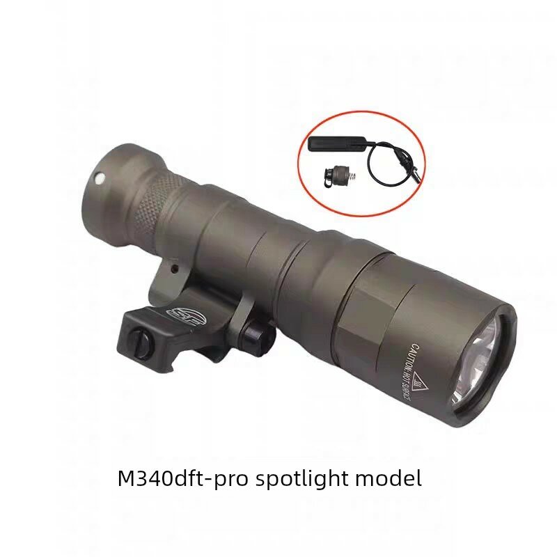 SOTAC M340DFT-PRO OKW Фокусированный луч Наружный фонарь с 20 мм крепежом и боковым поворотом, Бежевый