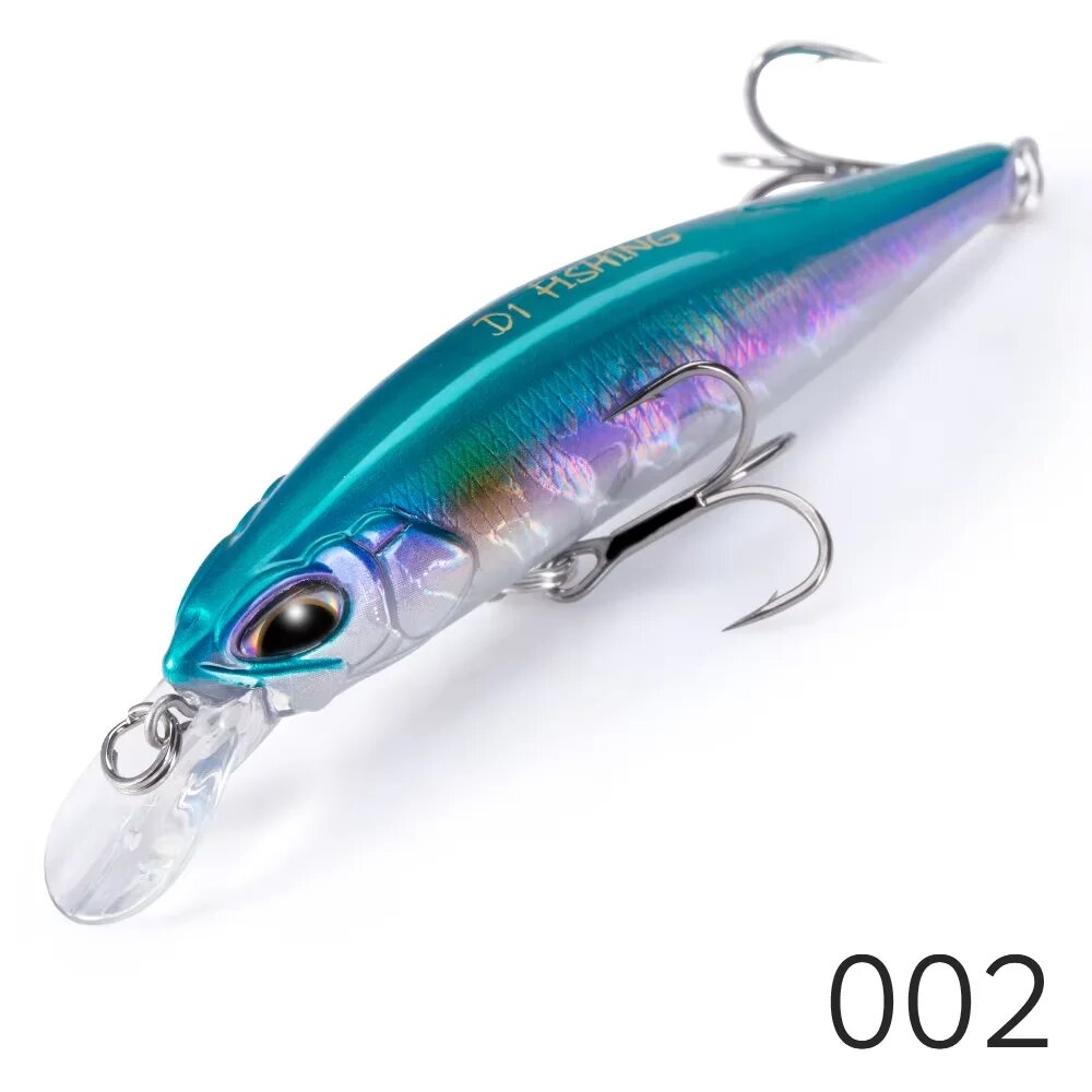 Воблер D1 Minnow 77мм, 8.4г, Цвет 002