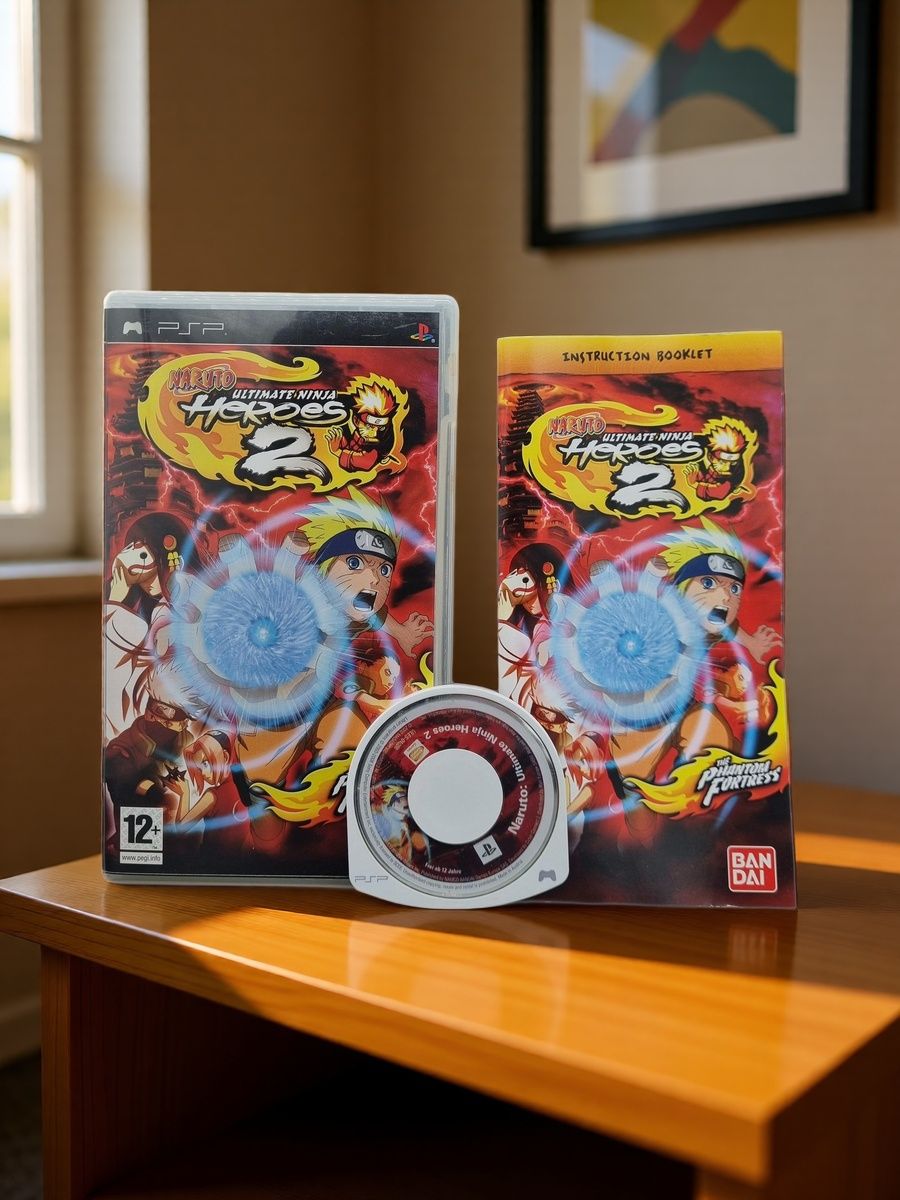 Игра для PSP Naruto: Ultimate Ninja Heroes 2-The Phantom Fortress (без мануала)
