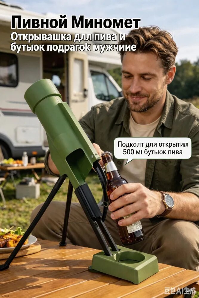 Открывалка 45 см 1 шт зеленый