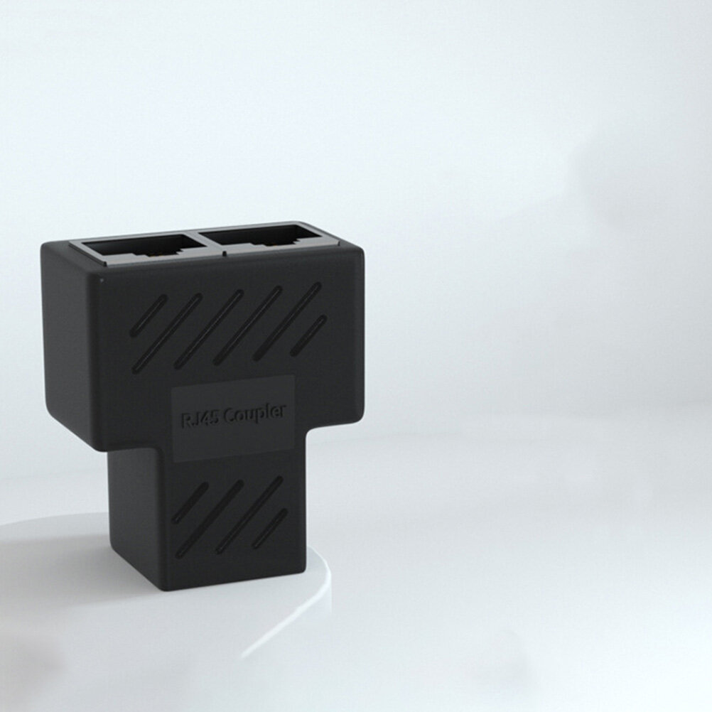 Адаптер RJ45 Женский Разъем 1 на 2 Порта 5 Штук Размер 3.5X3.7CM