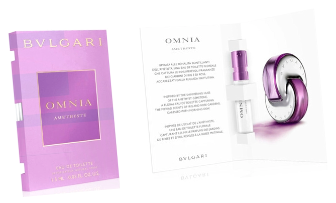 Bvlgari Omnia Amethyste туалетная вода для женщин 1.5 мл пробник - Булгари Омниа Аметист миниатюра