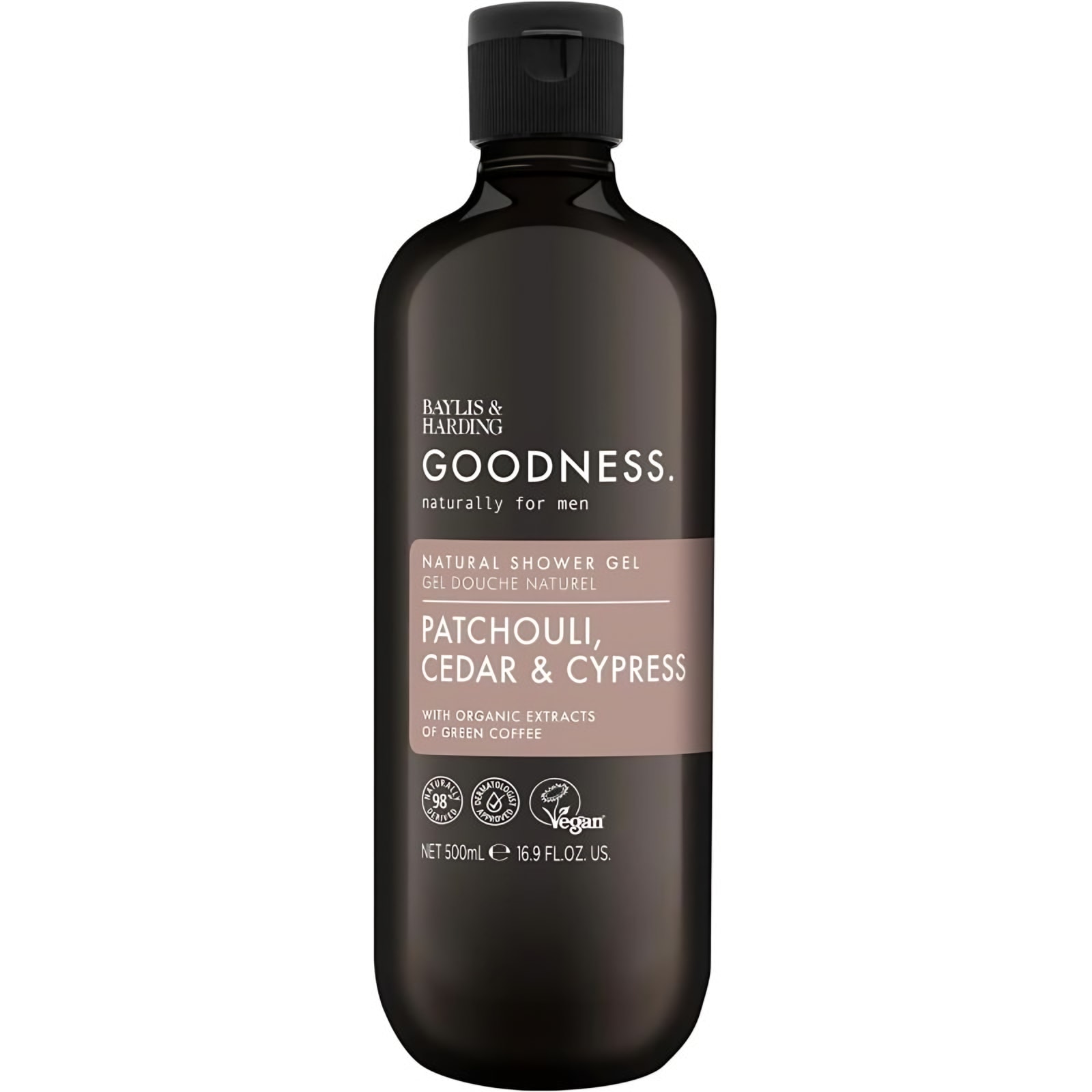 Baylis & Harding - Goodness Men Patchouli, Cedar & Cypress Shower Gel Гель для душа 500 мл