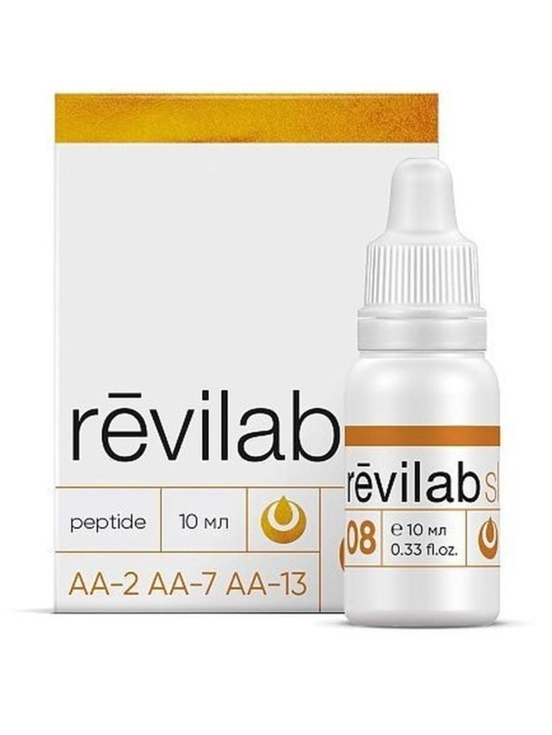 Revilab SL08 Содержит пептиды Хавинсона: иммунной системы, сосудистой стенки, мочевого пузыря. 10 мл.