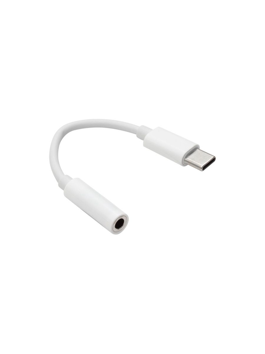 Bion Кабель USB Type C - jack 3.5 mm MF, 0.10 м BXP-CCA-UC3.5F-01-W
