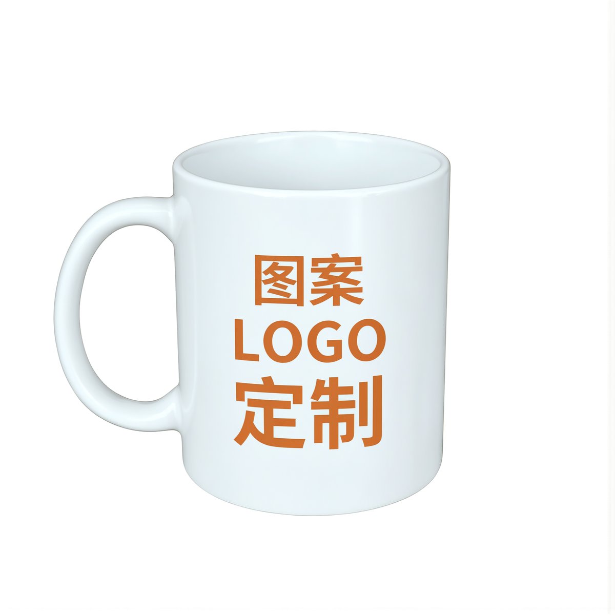 Кружка керамическая 11oz белая с покрытием для сублимационной печати пустая заготовка для нанесения логотипа объём 340мм для дома и офиса