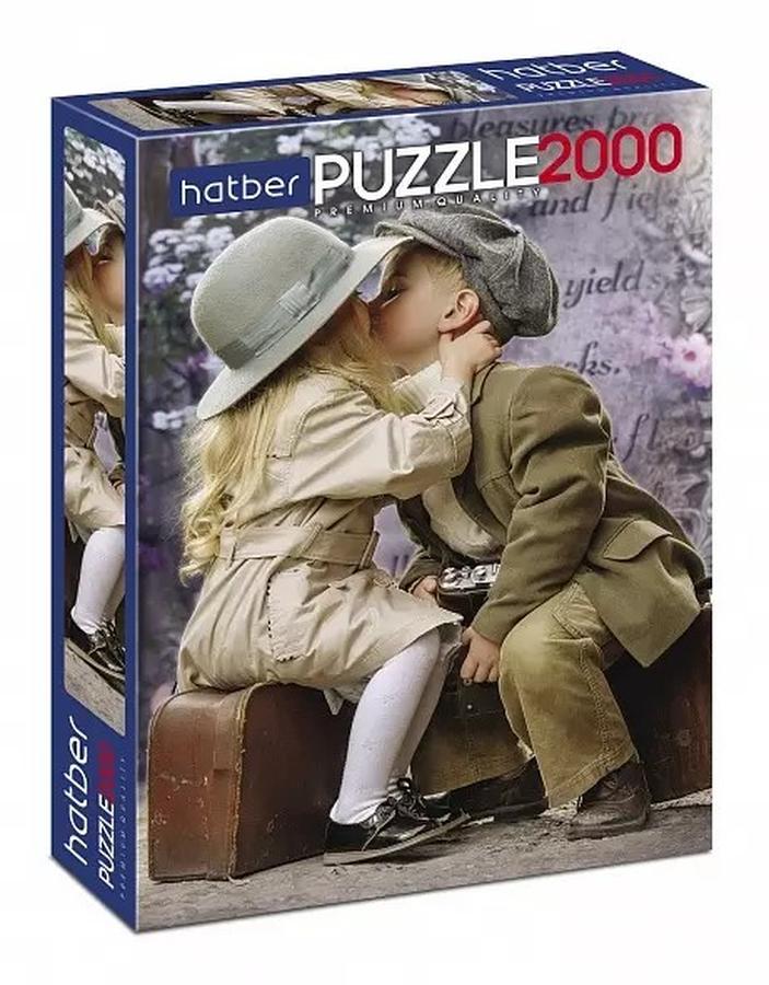Пазл 2000 элементов, Первая любовь, А1 (680х980 мм), Hatber 061377