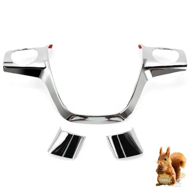 Накладка на руль для Ford Focus 3 mk3 2012-2014/ Kuga 2013-2015