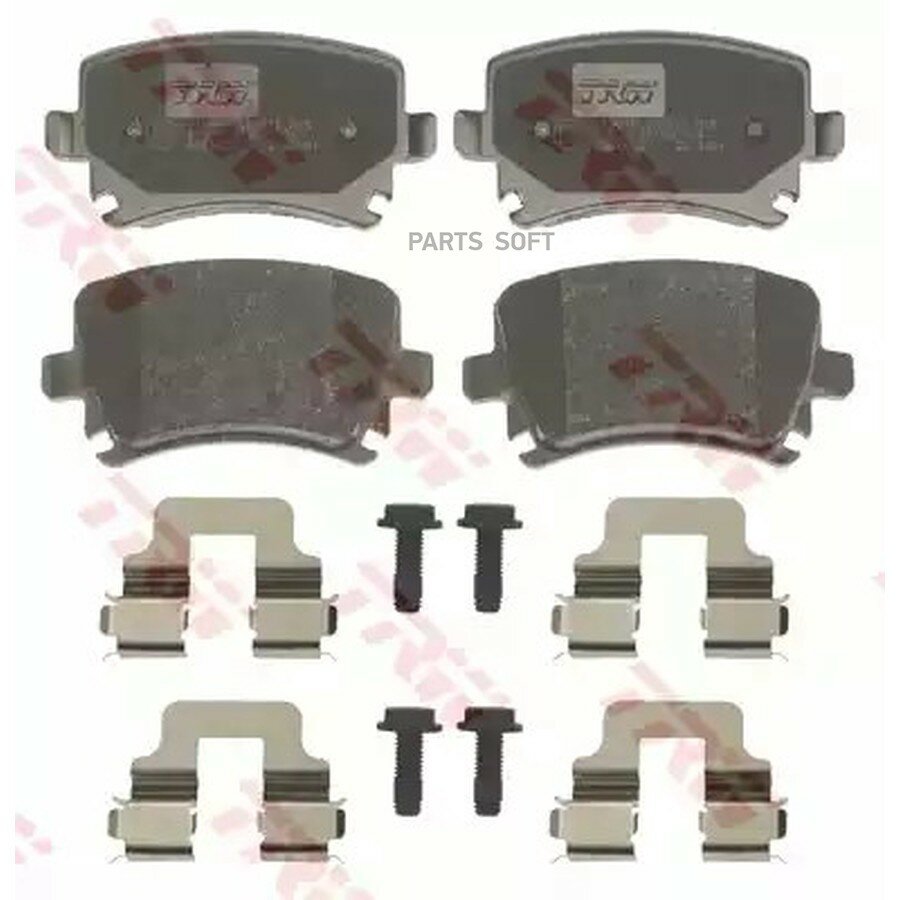 TRW GDB1622 GDB1622 1031 00 ! колодки дисковые з.\ Audi A3 диск 16' 03>, VW Touran диск 15' 03>