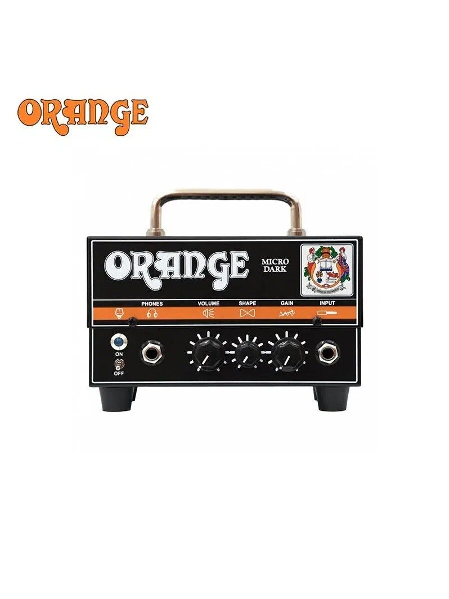 KNOW EASY-Orange Micro Dark Мини-гибридный усилитель головы гитары 20 Вт с тканью для полировки инструментального кабеля