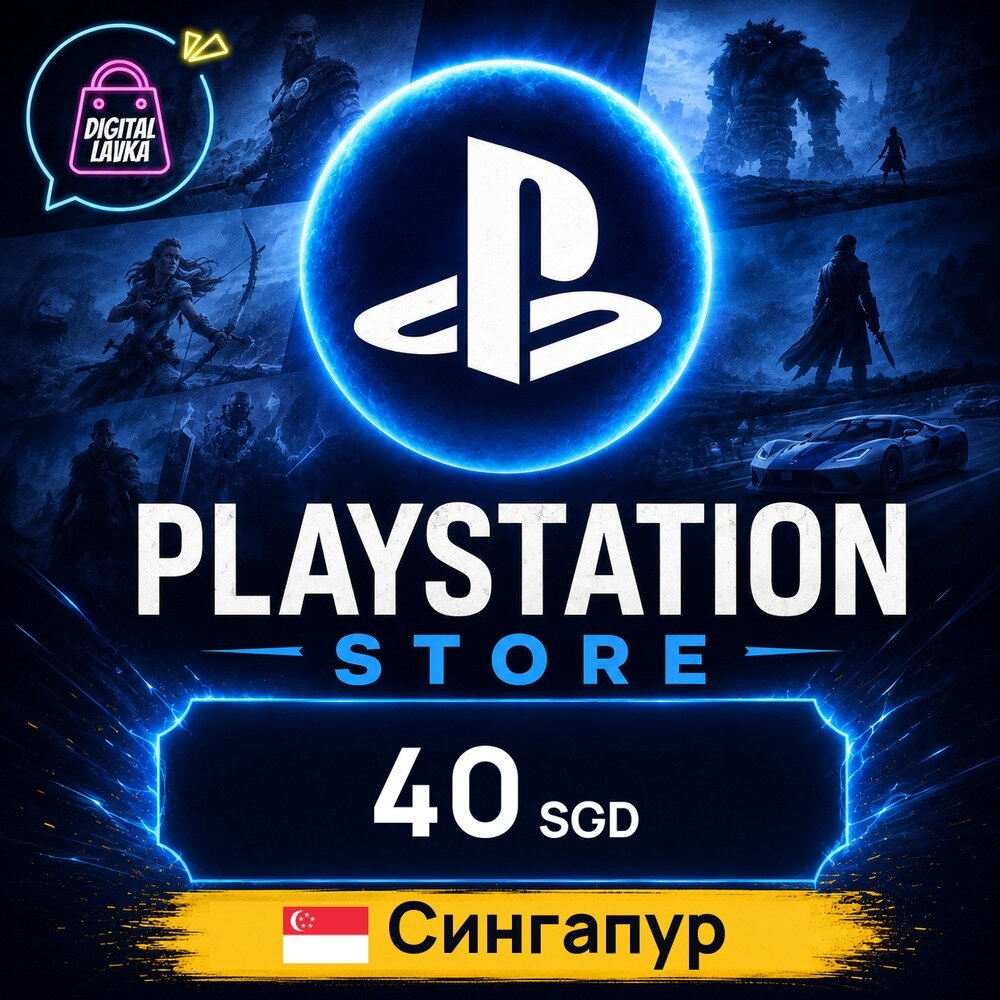 PlayStation Network (PSN) Сингапур · SGD 40 — карта оплаты, цифровой код пополнения счёта, моментальная доставка