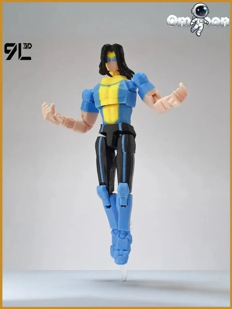 9L3D Фигурка Длинноволосый Марк Грейсон (Long Hair Mark Grayson) titan 13 Invincible, 3D-печатный подвижный манекен, подарок для фанатов аниме, подарок 1