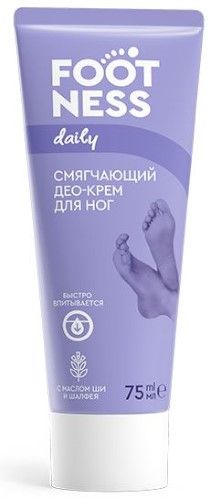 Footness смягчающий део-крем для ног 3 в 1 75 мл