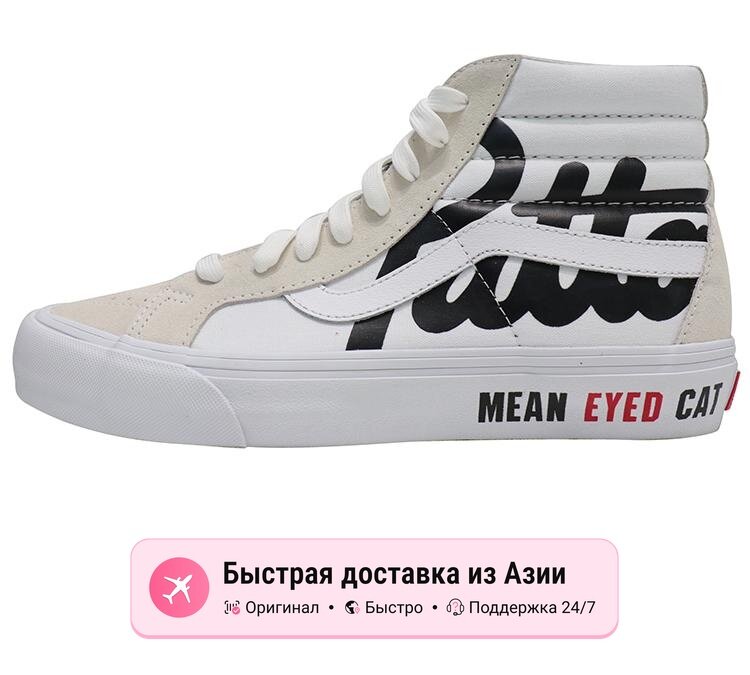 Кроссовки VANS Sk8-Hi Reissue Vault LX Patta Mean Eyed Cat