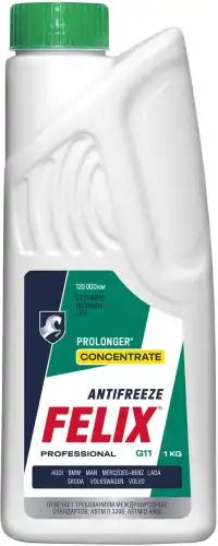 Антифриз FELIX Prolonger 1 kg концентрат зелёный -40 G11