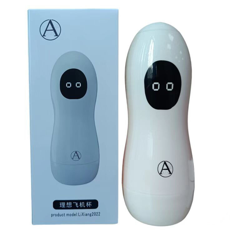 Aijimi Ideal Series Manual Vibrating Masturbator Cup for Men TPE Material Adult Pleasure Massage Toy Упаковка：Модель