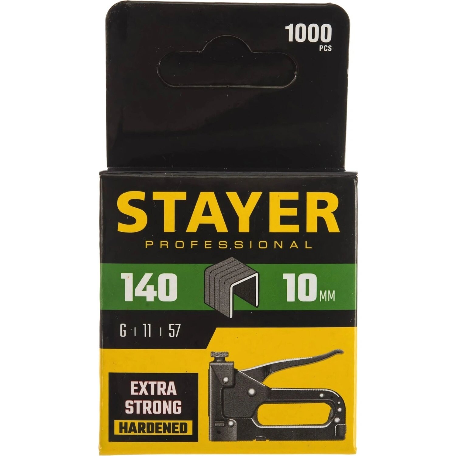 Stayer Скобы для степлера закал, тип 140, 10 мм, 1000 шт Stayer (31610-10)